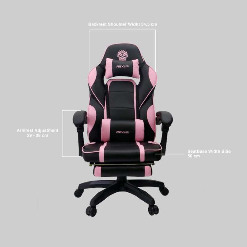 Jual Rexus Rgc R60 Gaming Chair With Footrest Gaming Chair - Kursi ...