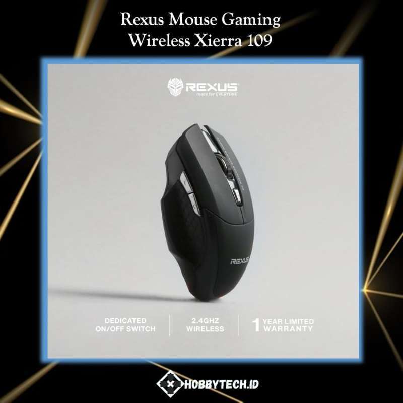 Jual Rexus Mouse Wireless Gaming Xierra 109 di Seller Livingshop21 ...