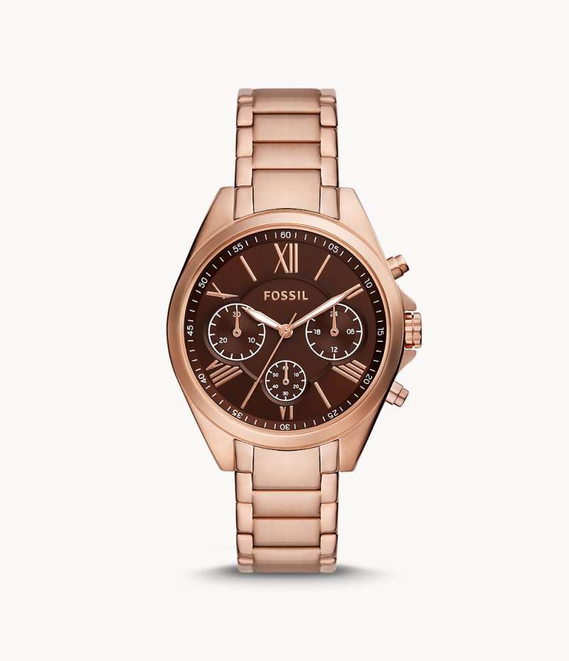 Jual Fossil Modern Courier Chronograph Rose Gold-Tone Jam Wanita ...