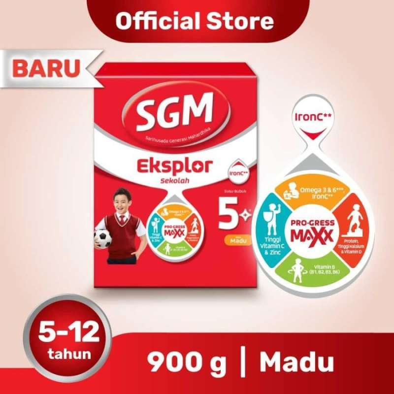 Jual susu SGM eksplor tahap 5 rasa madu coklat 900gr di Seller BEIBY ...