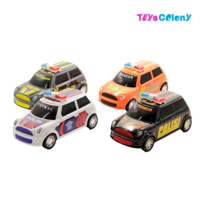 Jual Mobil Polisi Indonesia Mini Cooper Rkc02126-2 Di Seller Toyscolony ...