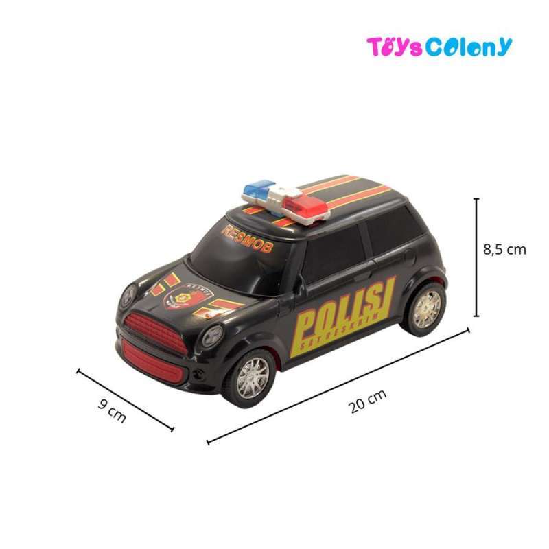 Jual Mobil Polisi Indonesia Mini Cooper Rkc02126-2 Di Seller Toyscolony ...