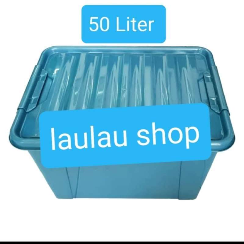 Jual BOX CONTAINER 50 LITER CPM TANAKA / KOTAK TEMPAT PENYIMPANAN ...