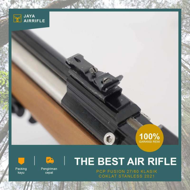 Jual Senapang Angin PCP Fusion 2760 Klasik Coklat Stainless Hexagon ...