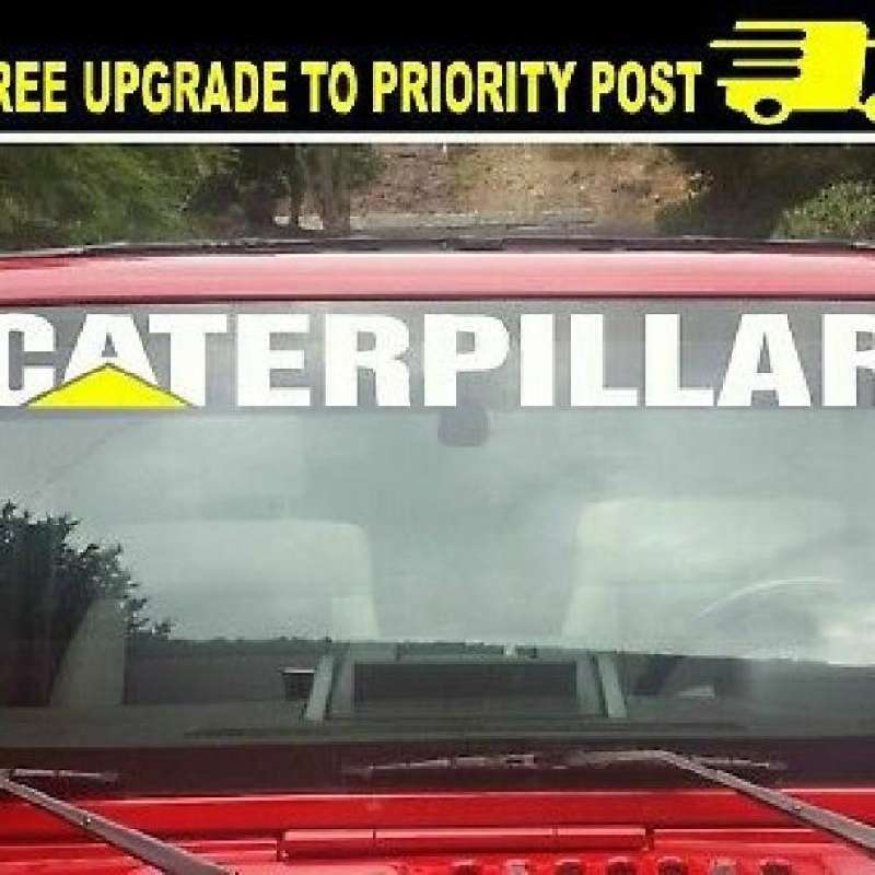 Jual Sticker Caterpillar untuk kaca depan mobil di Seller Otoinspirasi ...