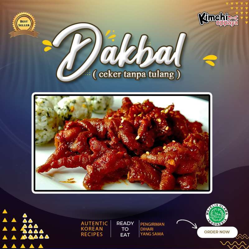 Jual Dakbal Ceker Tanpa Tulang Korea Pedas 150 Gram di Seller Kimchi ...