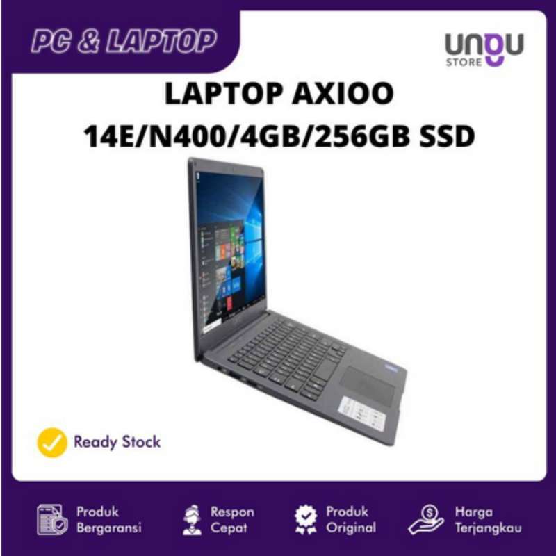 Jual LAPTOP AXIOO 14E/N400/4GB/256GB SSD di Seller Ungu Store Id ...