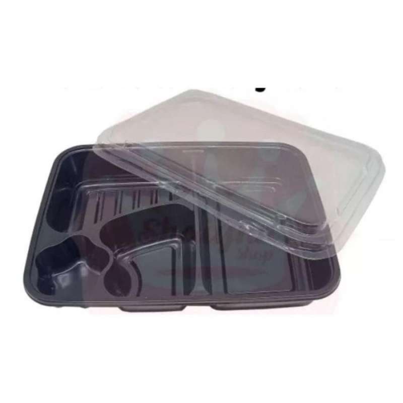 Jual Mika Bento Sekat 4 Kotak Nasi Bento Bintang Lunch Box Hitam di ...