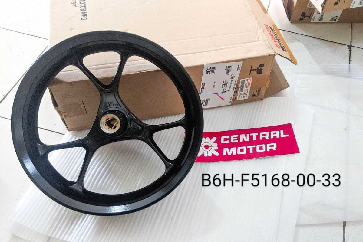 Jual Velg Pelek Pelak Depan New Nmax New Hitam Ori Yamaha B6h-f5168-00 ...