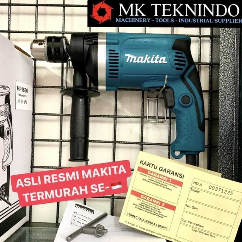 Jual Makita Hp1630 Mesin Bor Tembok Kayu Besi Rotary Hammer Drill Hp 1630 Di Seller Mk Teknindo ...