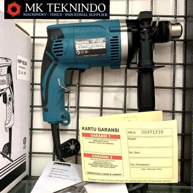 Jual Makita Hp1630 Mesin Bor Tembok Kayu Besi Rotary Hammer Drill Hp ...