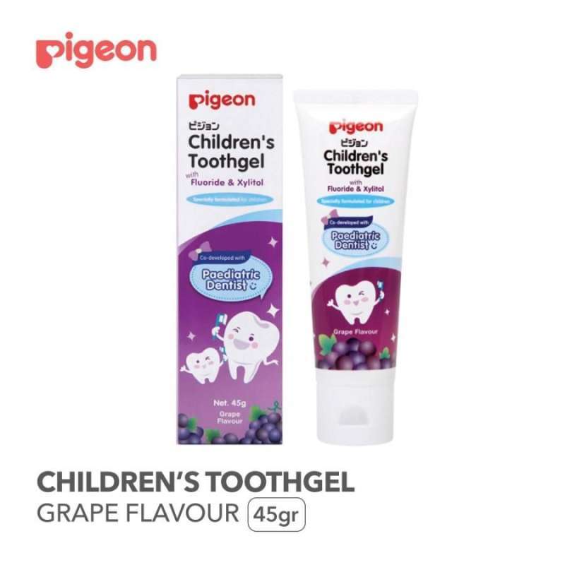 Jual PIGEON CHILDREN TOOTHGEL GRAPE FLAVOUR 45GR di Seller Willow Baby ...