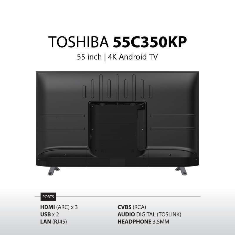 Jual Toshiba Tvmi - Tv Led 55 Inch 4k Android Smart Tv 55c350kp {semarang] Di Seller Alaska ...