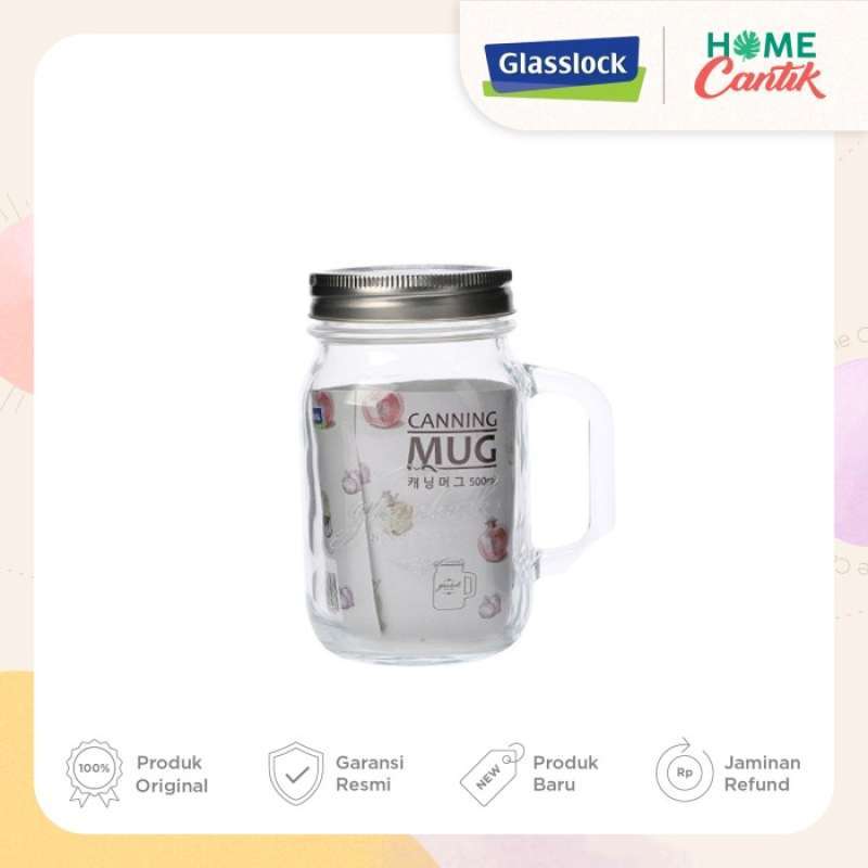 Promo Glasslock Bottle Glass Canning Jar 500Ml Ip-626H Diskon 13% di ...