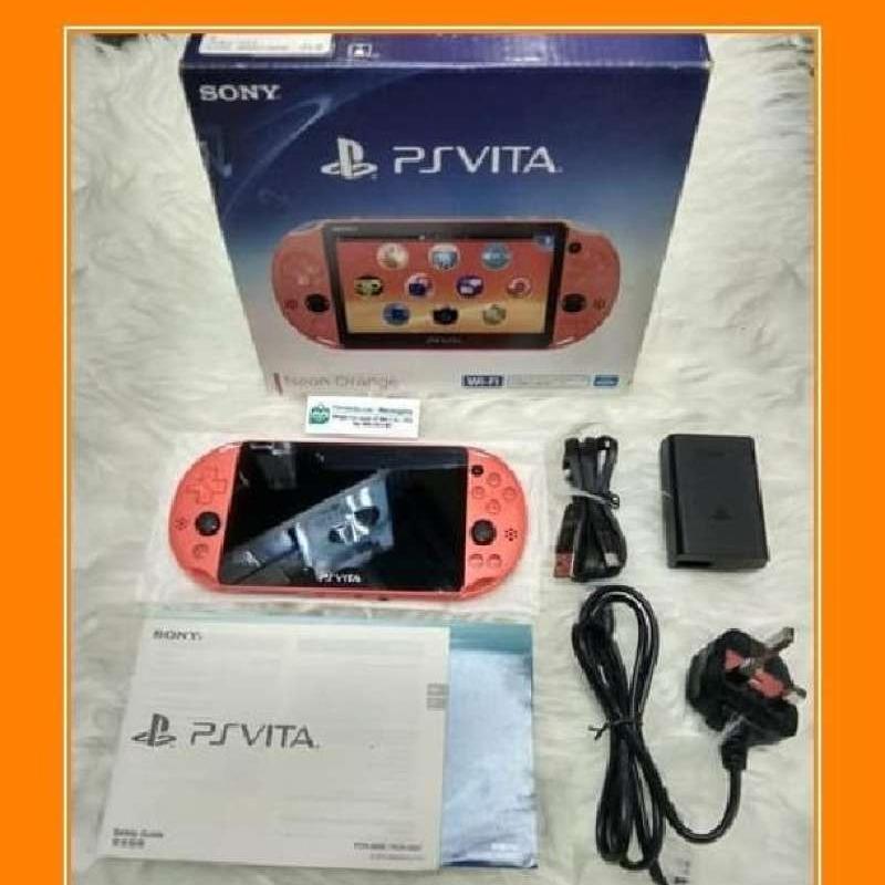 Jual PS Vita SLIM Orange 128GB CFW Enso Henkaku (Bisa PSP PS1 SNES Dll) 98% di Seller Waroengame ...