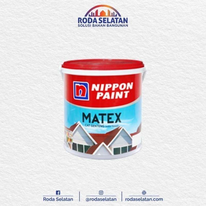 Promo Cat Atap Nippon Matex Cat Genteng Black 813 (d1) 15l Diskon 14% ...