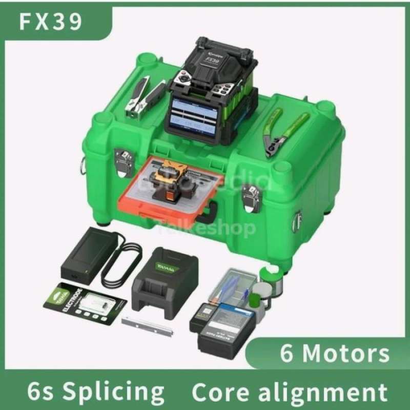 Jual KomShine 6 Motors Fusion Splicer FX39 Welding Machine Core ...