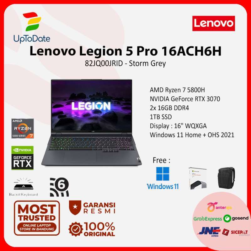 Jual Lenovo Legion 5 Pro 16ACH6H JRID Ryzen 7 5800H 32GB 1TB RTX3070 ...