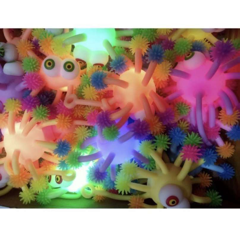 Promo BOLA YOYO LED JELLYFISH BALL JELLY FISH FIDGET TOYS SQUISHY UBUR ...