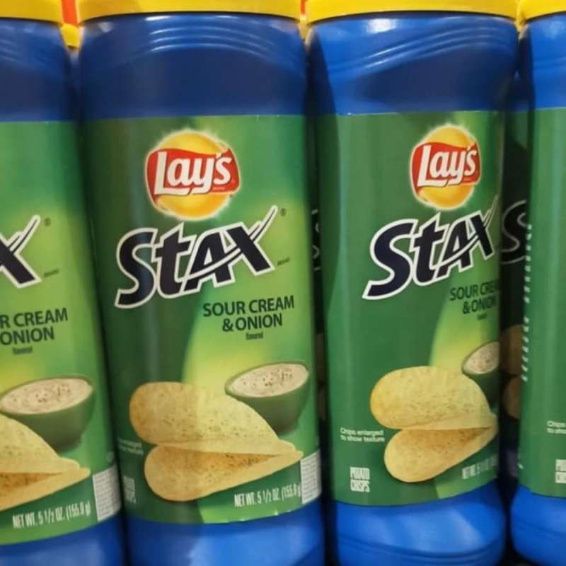 Jual Lay'S Stax Sour Cream & Union 163Gr di Seller jaya_berkat - Parung ...