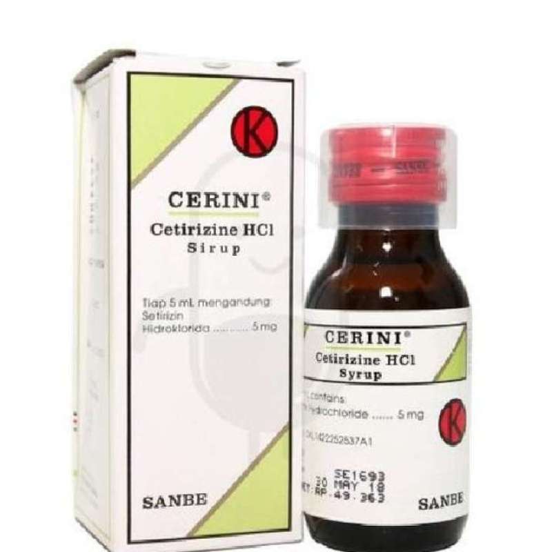 Jual CERINI SIRUP 60 ML di Seller Apotek ArmaJaya - Kwala Bekala, Kota ...