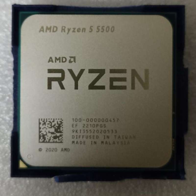 Jual AMD Ryzen 5 5500 3.6Ghz Up To 4.2Ghz AM4 6 Core di Seller Mankruz ...