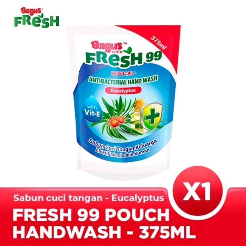Jual Bagus Fresh 99 Sabun Cuci Tangan Antibakterial Eucalyptus Botol ...