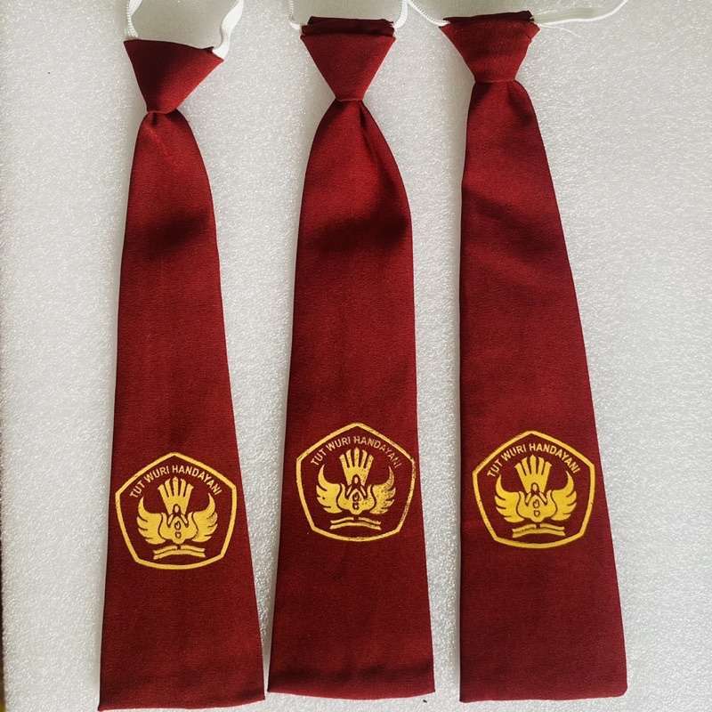 Jual Dasi Sekolah Sd Cewek Cowok Sablon Logo Tut Wuri Di Seller Kulit ...