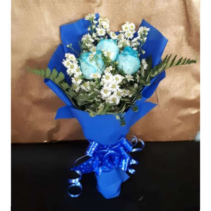Jual Buket bunga bucket wisuda bunga mawar bouquet fresh flower hadiah ...