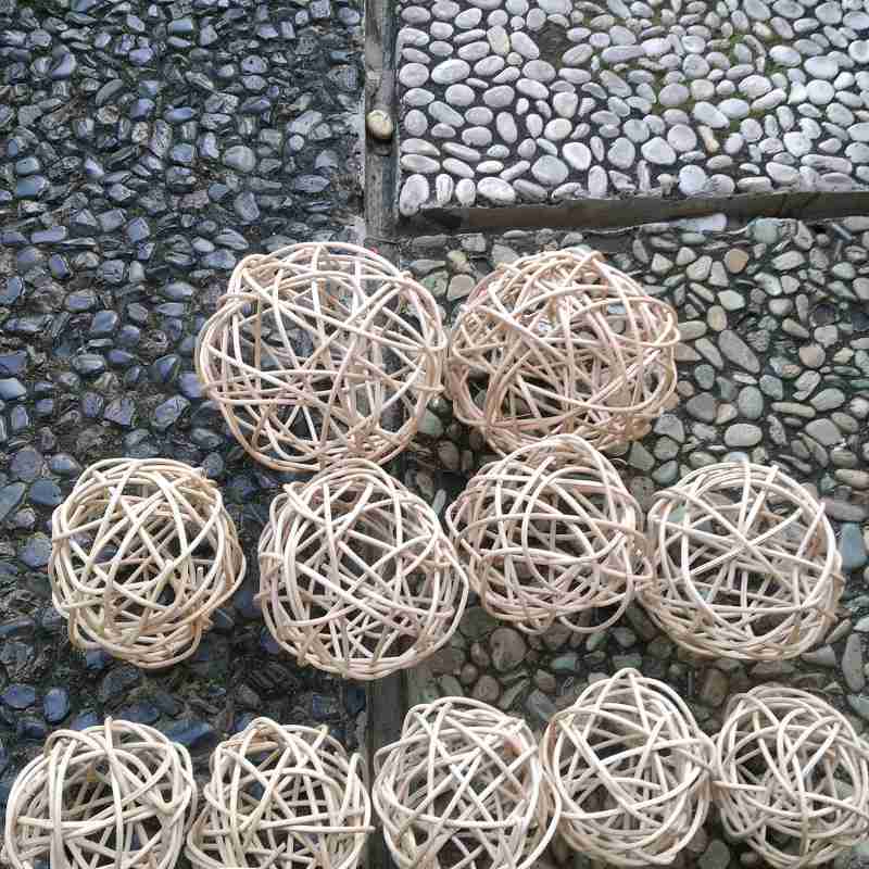 Jual Bola Rotan rattan Ratan ball dekorasi Cup Lampu Dekorasi minimalis ...
