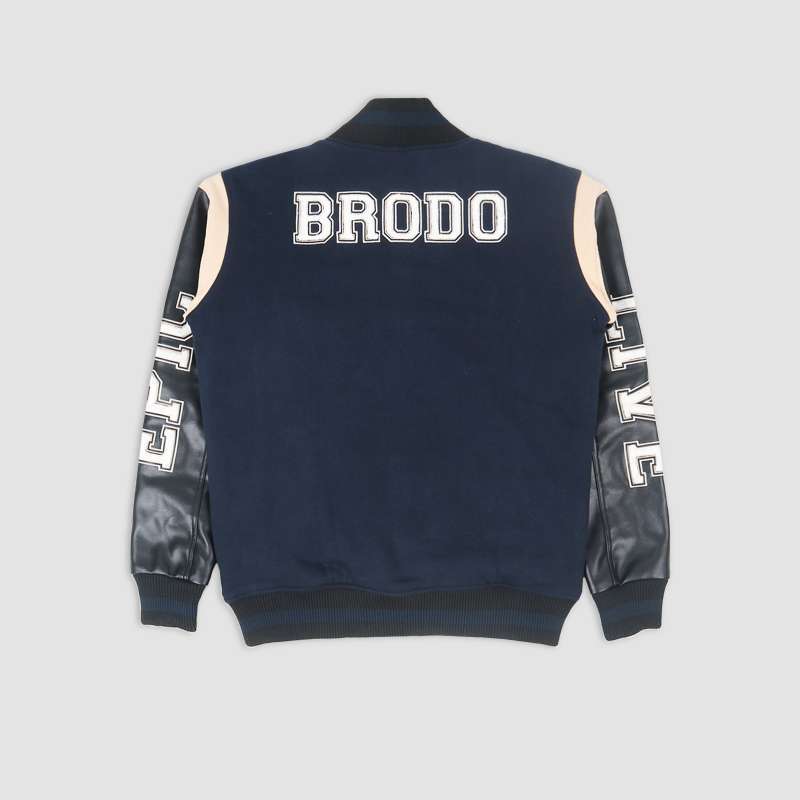 Jual Brodo - Brodo Varsity Jacket Navy Black Di Seller Brodo Official ...