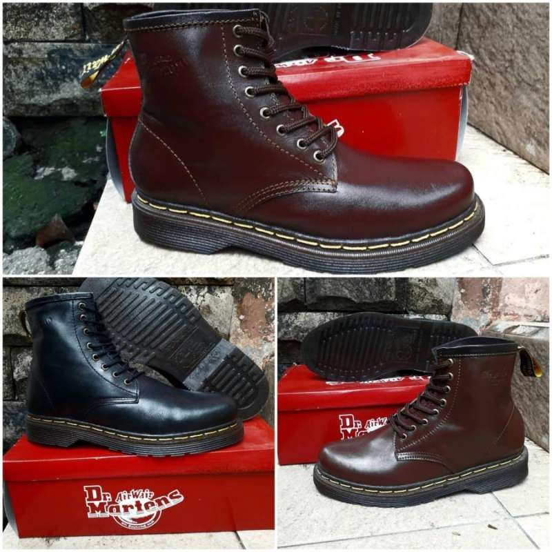 Jual Sepatu Boot Dr. Martens Bahan Kulit For Men di Seller TOKO ALL ...