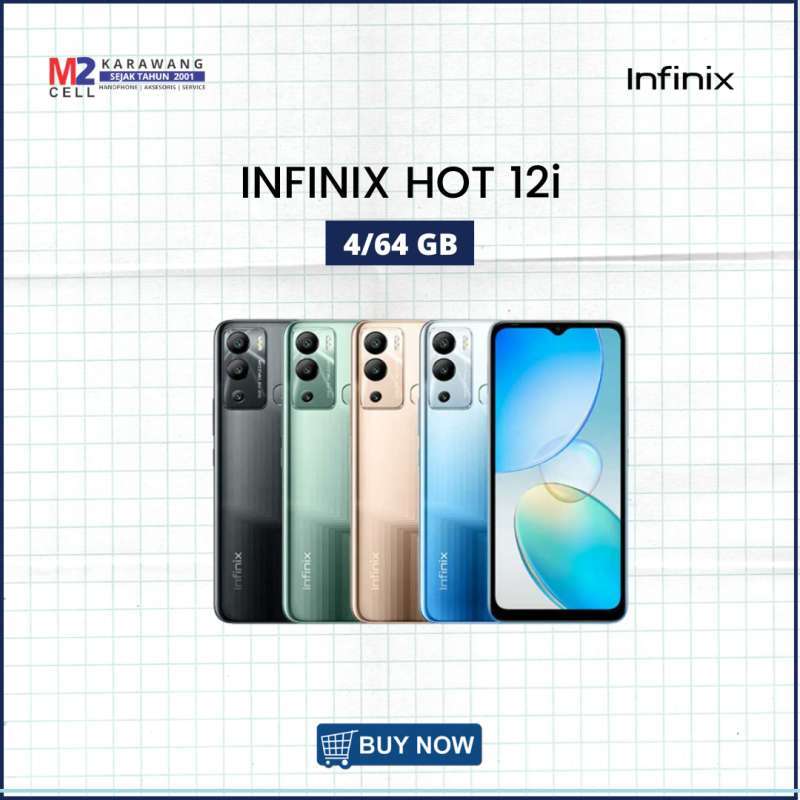 Jual INFINIX HOT 12i 4/64 GB [GARANSI RESMI]. di Seller M2 CELL ...