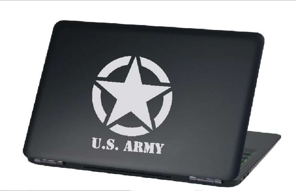 Jual Stiker Laptop Motor Mobil Us Army Logo Cutting Garskin Bintang ...