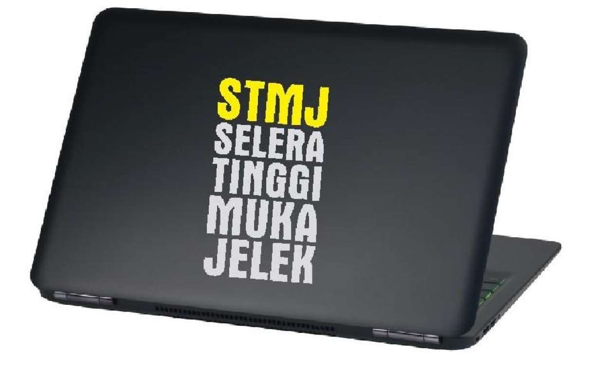 Jual Stiker Laptop Motor Mobil Stmj Singkatan Humor Kata Lucu Plesetan ...