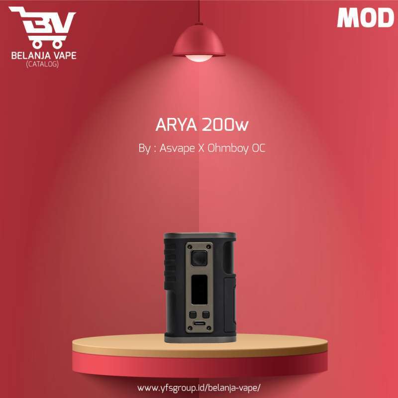 Jual ARYA 200w Box Mod By Asvape X Ohmboy OC di Seller Belanjavape ...