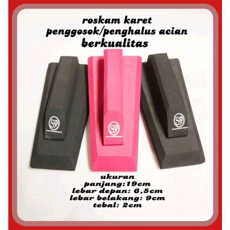 Jual Roskam karet penghalus acian pertengahan di Seller Rametuk_store ...