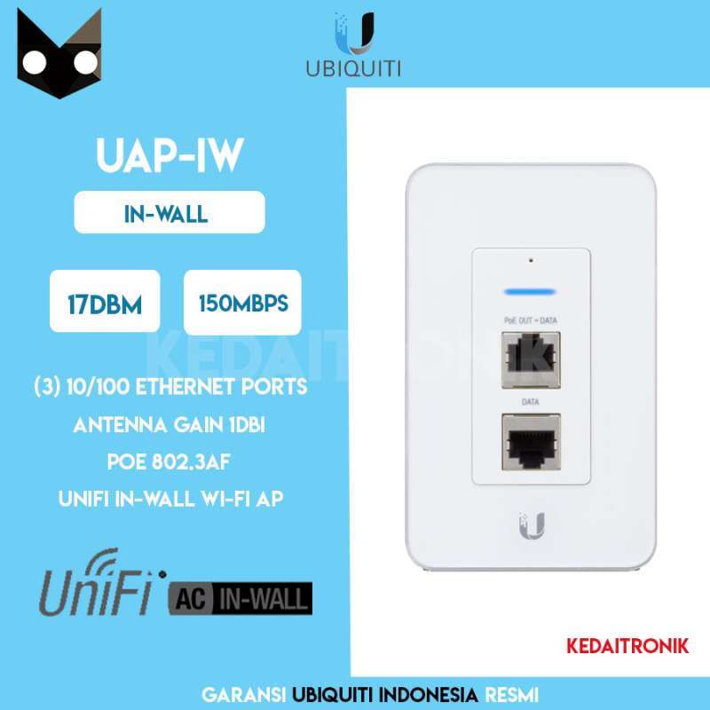 Jual Ubiquiti UniFi AP In-Wall UAP-IW 150Mbps 802.3af di Seller ...