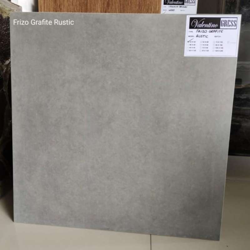 Jual GRANIT 60X60 FRIZO GRAFITE RUSTIC - VALENTINO GRESS di Seller ...