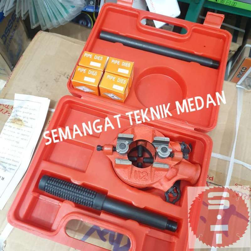 Promo ALAT SNAI SENAI PIPA MANUAL PIPE RATCHET DIE STOCK DRAT 1/2 - 1 1 ...