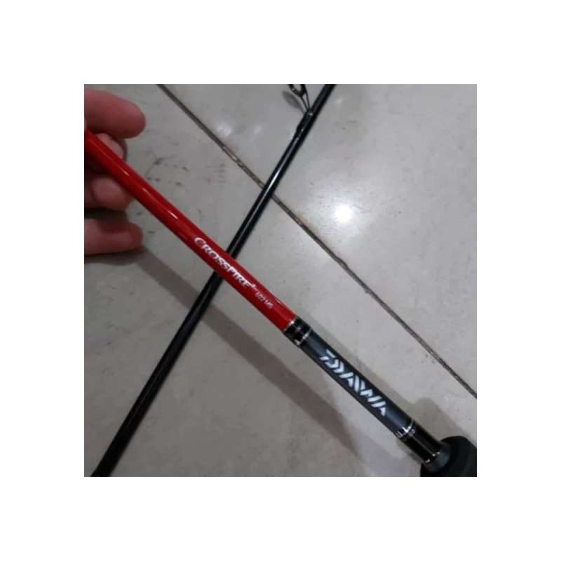 Jual Joran Daiwa Crossfire Merah 602 180 Cm Joran Spinning Kode 281 di Seller Ceria Worley ...