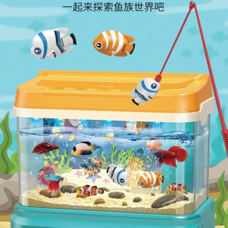Promo Mainan Anak Fun Aquarium / Mainan Pancingan Ikan Aquarium ...