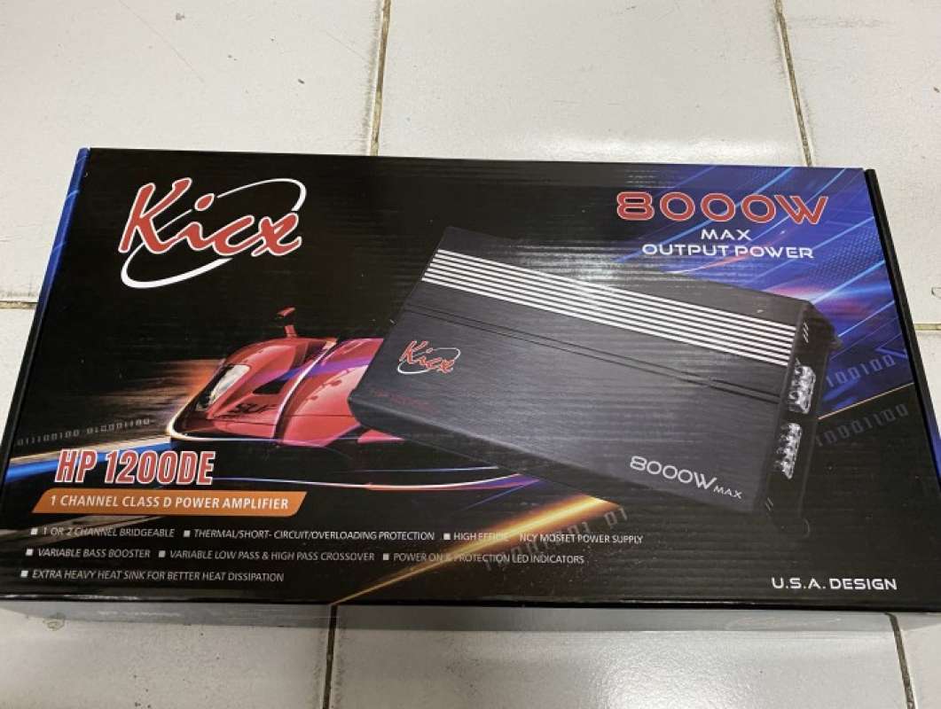 Jual Power Monoblock KICK HP- 1200DE 1 channel di Seller Gasta Depn - Kapuk, Kota Jakarta Barat ...