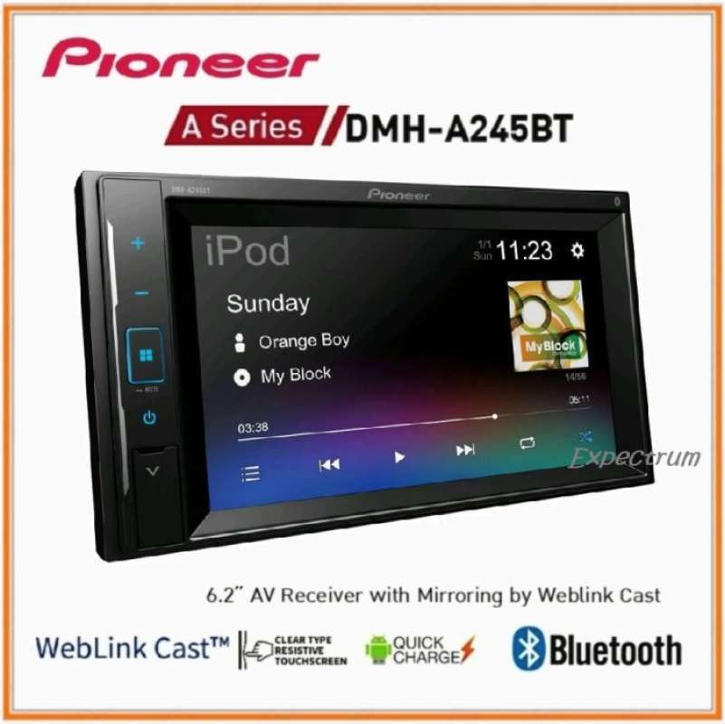 Jual Pioneer DMH-A245BT / A245BT Double Din Head Unit 6.2 WEBLINK CAST di Seller Gasta Depn ...