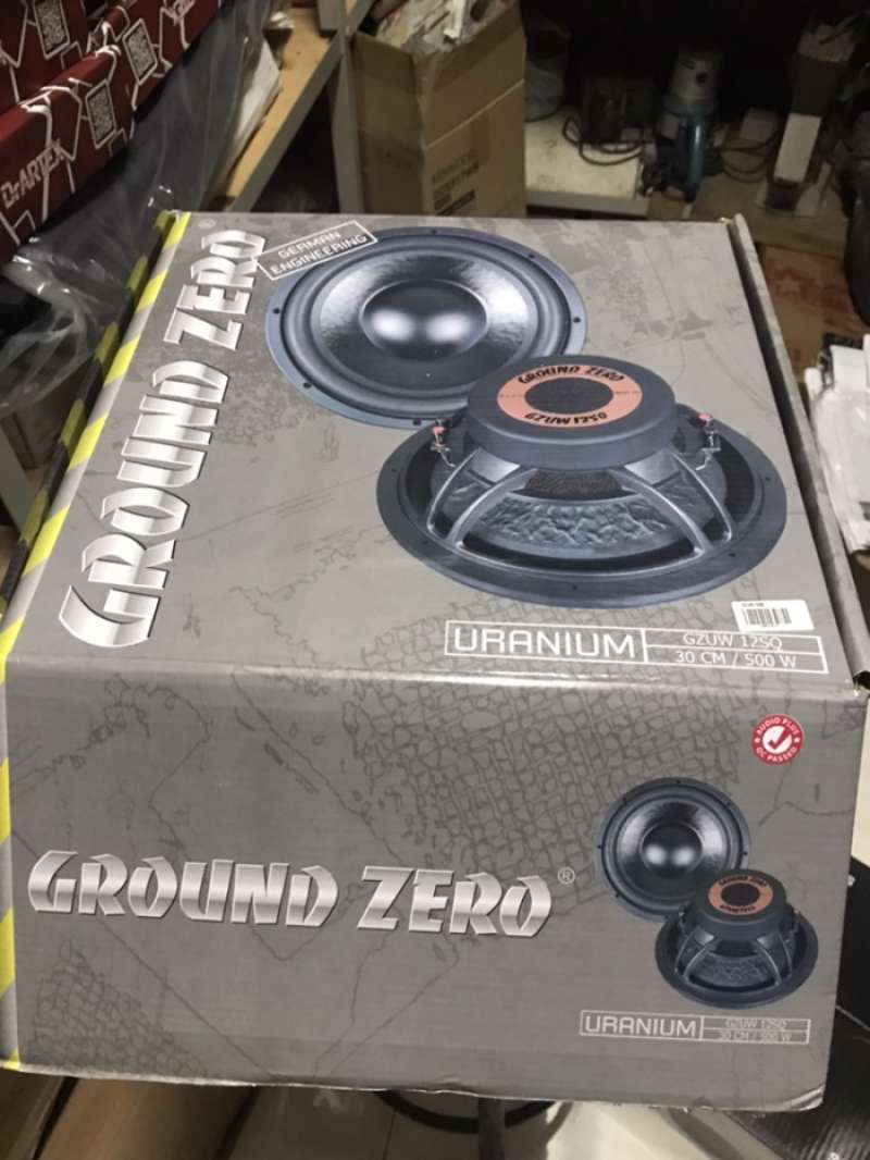 Promo SUBWOOFER GROUND ZERO URANIUM 12 INCH GZ UW 12 SQX GARANSI RESMI ...