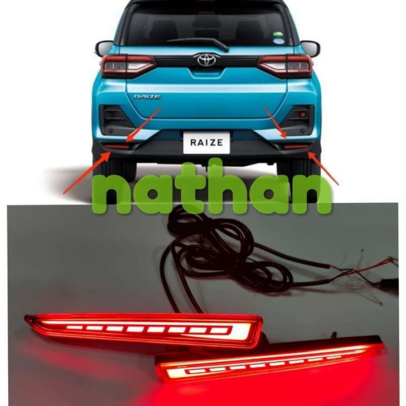 Jual Lampu Led Reflektor Toyota Raize 2021 Lamp Reflector Bumper ...