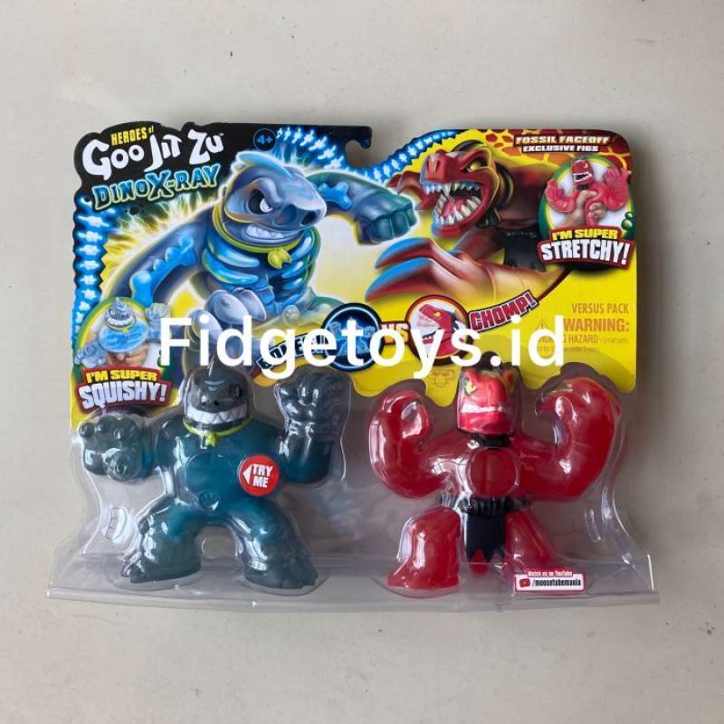 Jual Heroes Of Goo Jit Zu Series 4 Dino X-Ray Thrash Vs Verapz ...