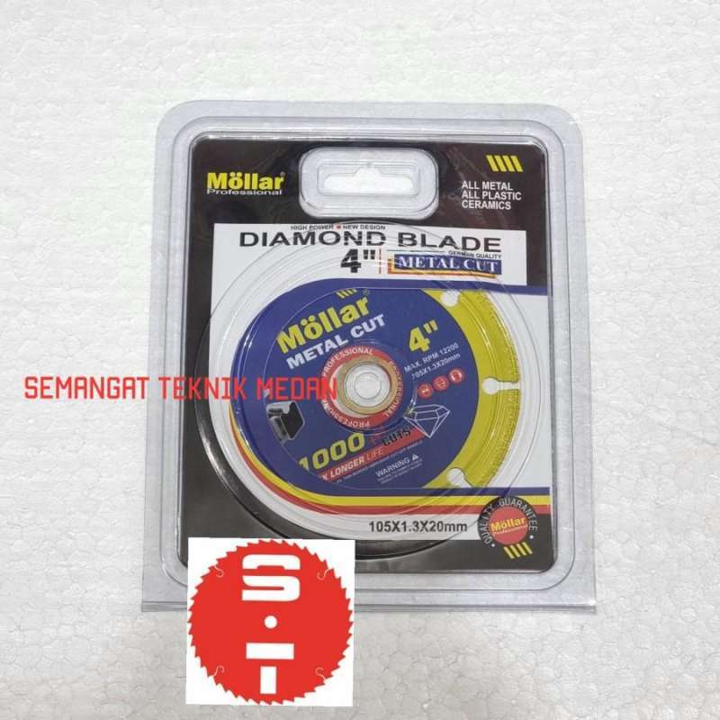Jual MATA POTONG BESI DIAMOND BLADE PLASTIC METAL CERAMIC GRANIT MOLLAR ...