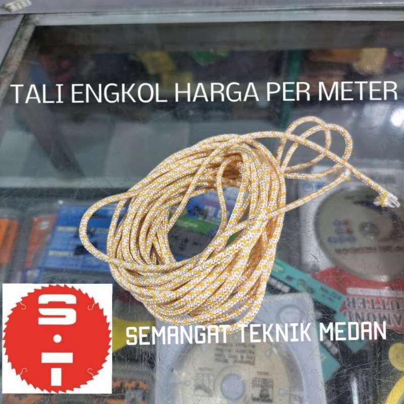 Jual Tali Engkol Starter Genset Rope Recoil Engine Serbaguna Ecer Per ...