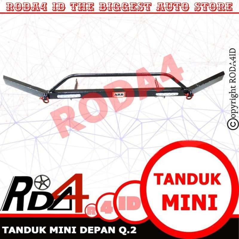 Promo Tanduk Bumper Mini Depan Besi Mobil Universal Q2 With DRL Diskon ...